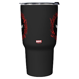 Marvel Deadpool Icons 27 oz Stainless Steel Insulated Travel Mug, 27 Ounce, Multicolored