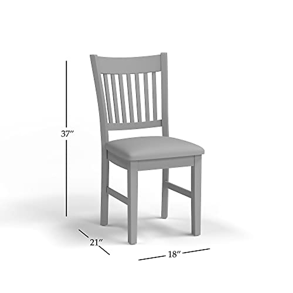 Jofran Inc. Rustic Shores Upholstered Desk Chair