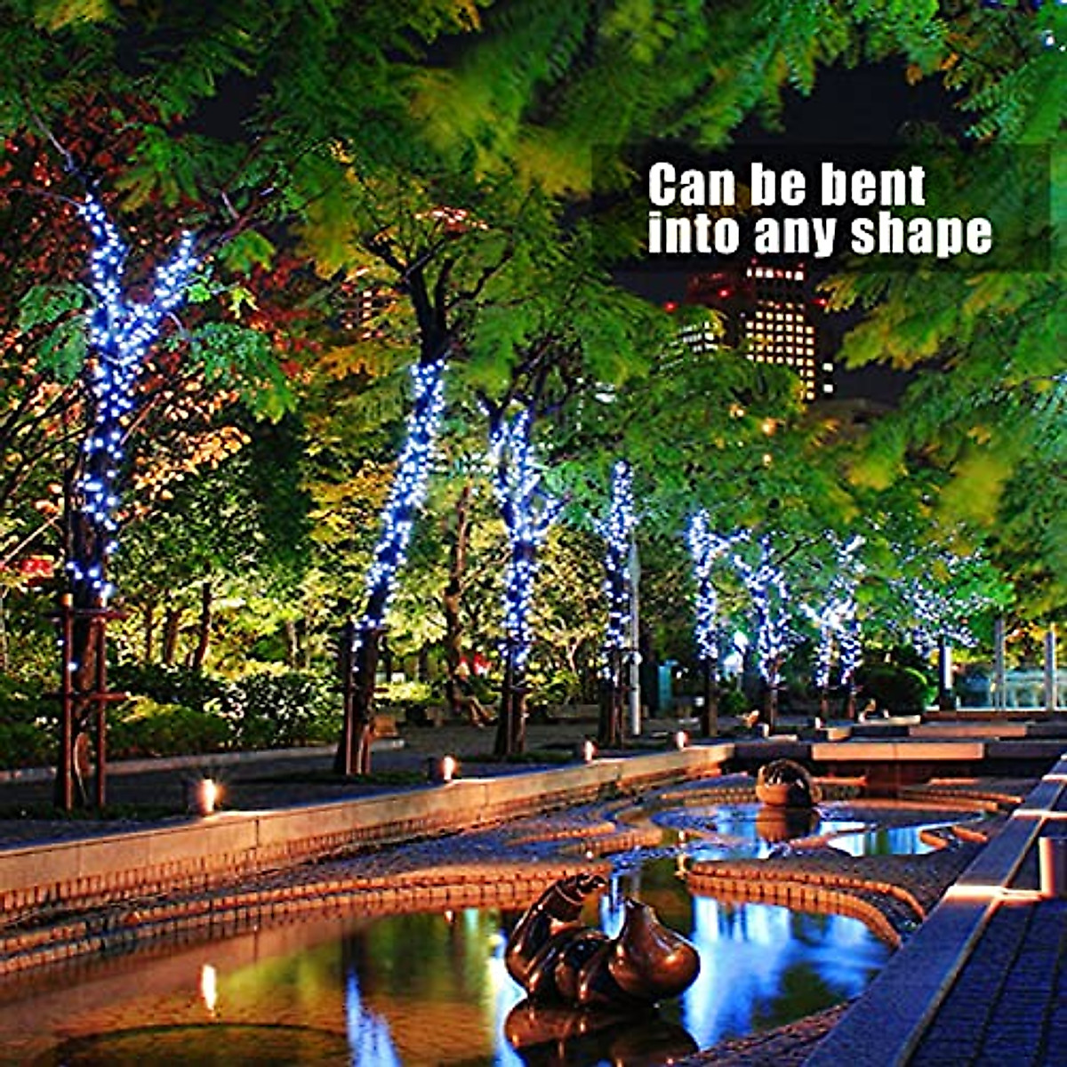 LED Curtain String Light, Fairy String Lights Decorative String Lights USB Power Supply for Wedding Party Home Garden for Outdoor Indoor Wall Decorations