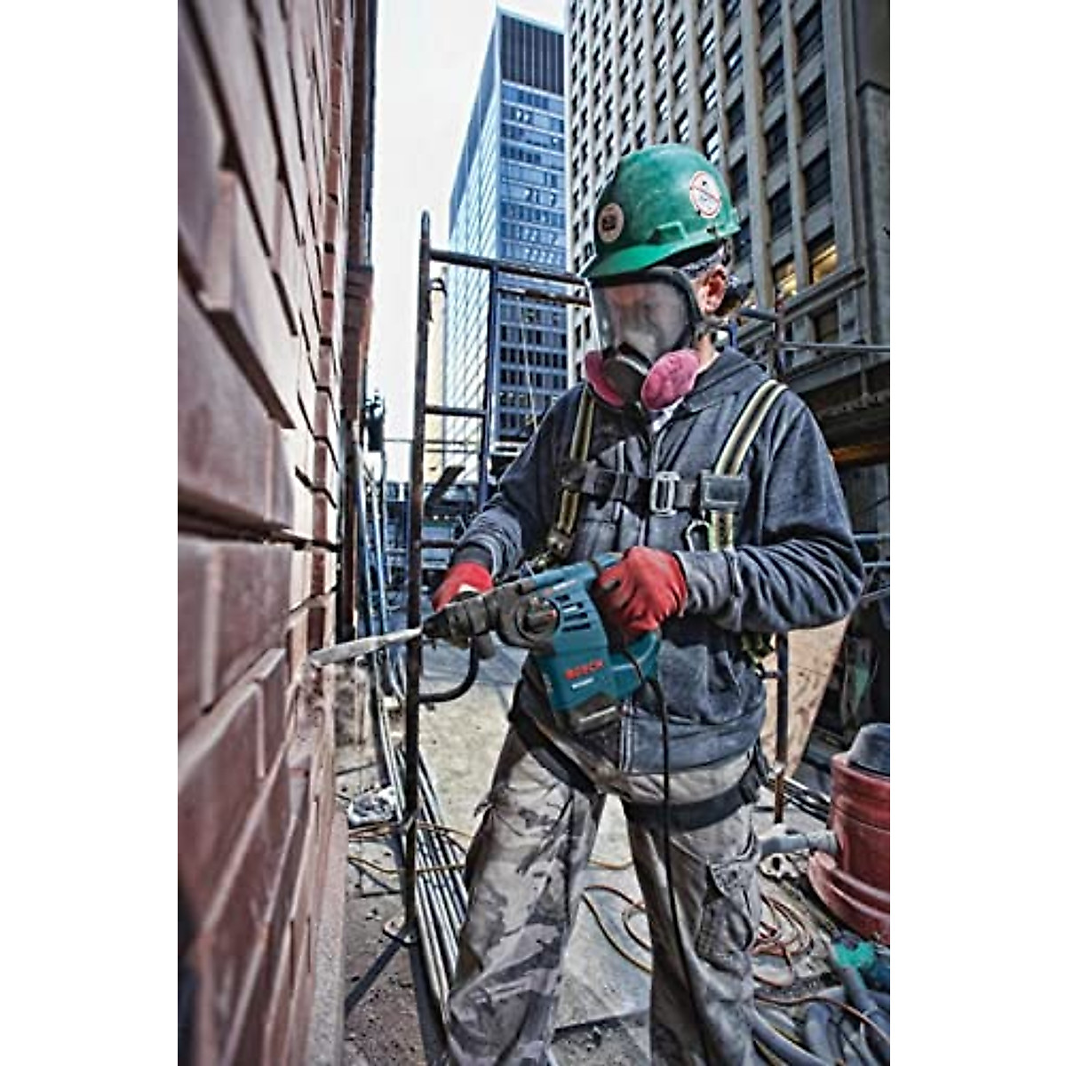 BOSCH HS1402B5 5 pc. 1/8 In. Mortar Knife SDS-plus Bulldog Xtreme Hammer Steel