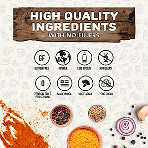 Ranch Seasoning by Flavor God, Sugar Free Ranch Substitute Low Sodium Seasoning, Gluten-Free Dry Ranch Mix, Keto & Paleo Friendly Ranch Seasoning Salad Dressing for Pizza, Popcorn, & Salads - Healthy Buttermilk Ranch Dressing Substitute