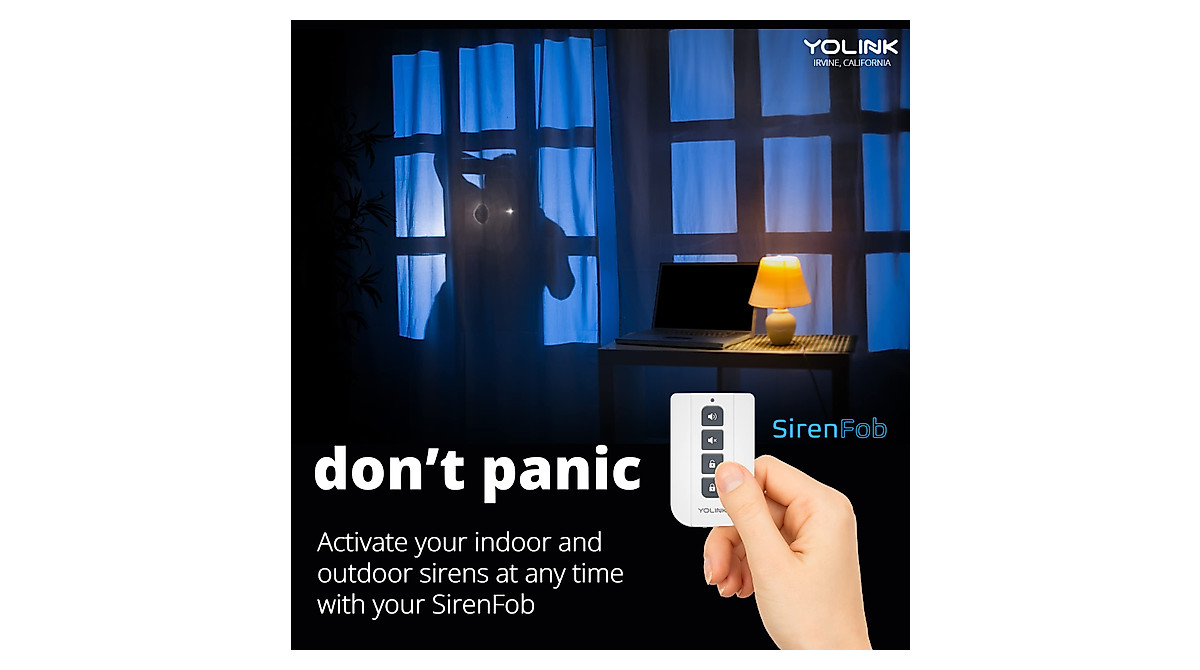 Smart Siren Alarm - 110 dB Wireless Home Security with Alexa & Google