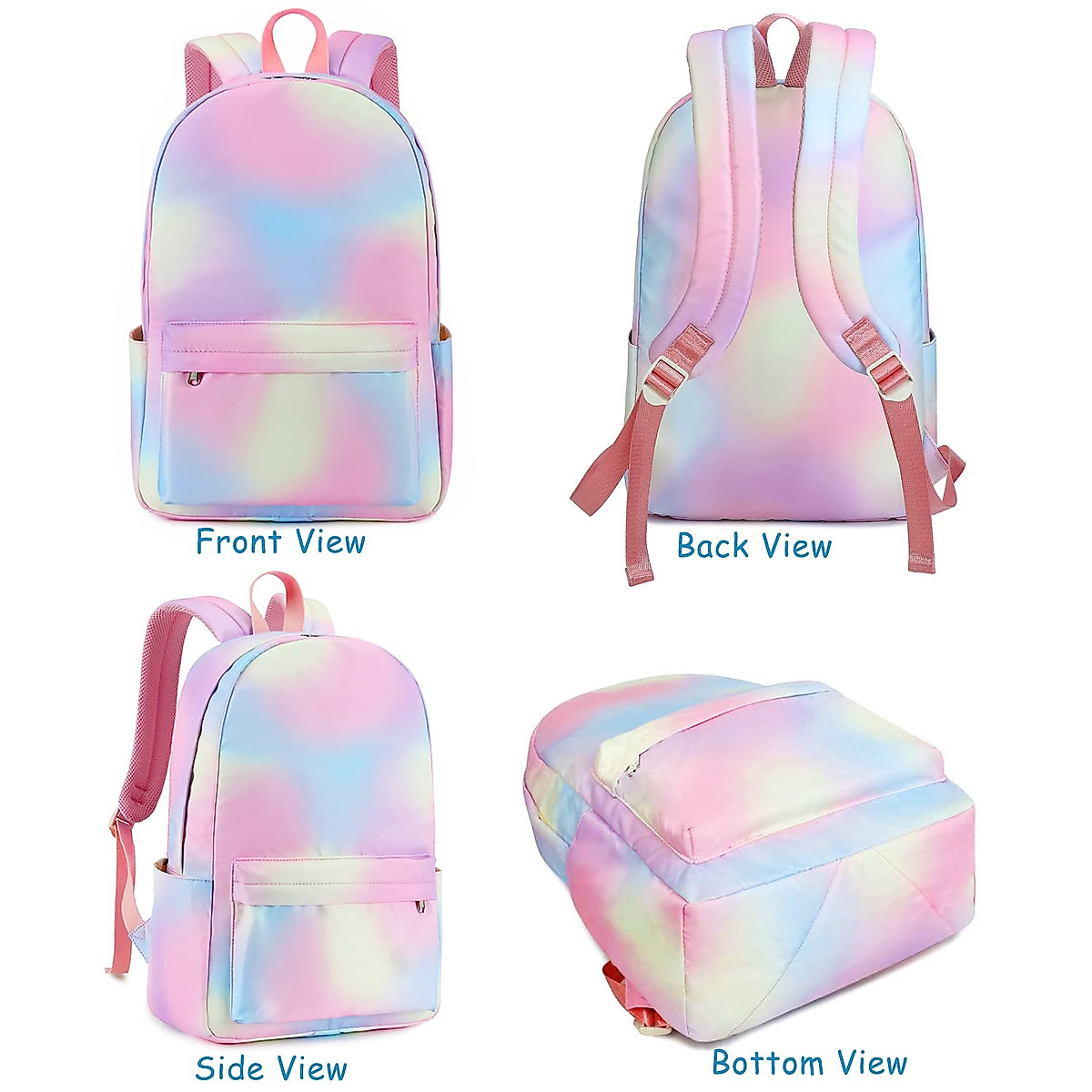Fitmyfavo Backpack for Girls School Backpack Girls Backpack Middle Elementary School Bookbag for Teen Girls Waterproof Backpack Laptop Backpacks