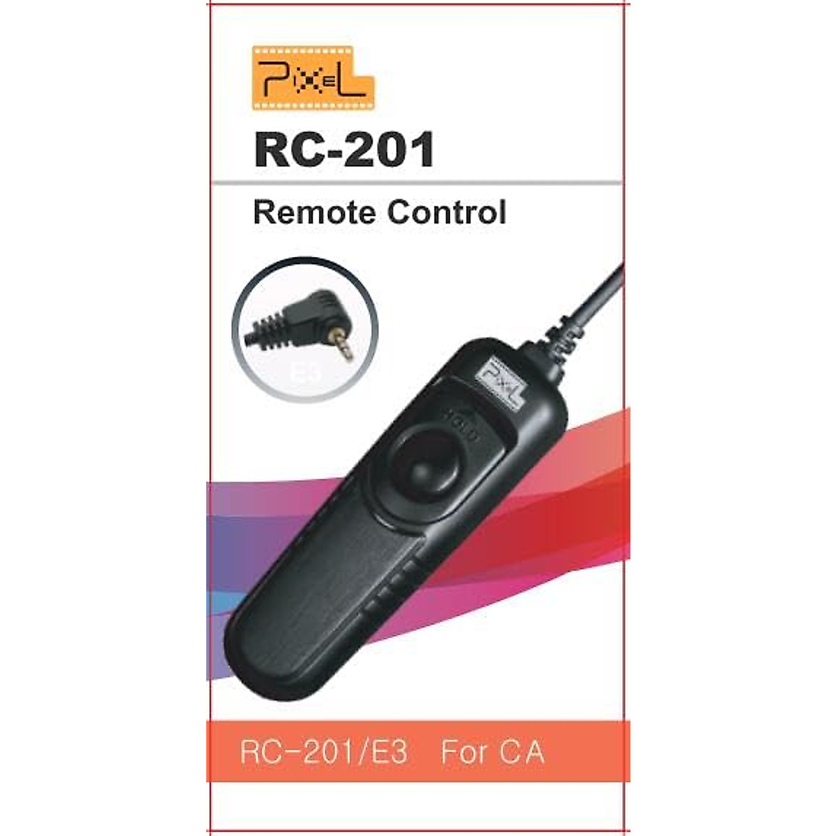 Pixel Remote Shutter Cable E3 Compatible with Canon, Pentax, Contax, Sigma Cameras with Pholsy Screen Cleaning Cloth, Replaces RS-60E3