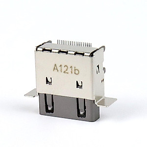 Aosai 1pcs HDMI Port Replacement for Xbox Series X, Display Socket Jack Connector Replacement for XSX Console, Original OEM Quality (for Xbox Series X, Sliver - 1 Pcs)