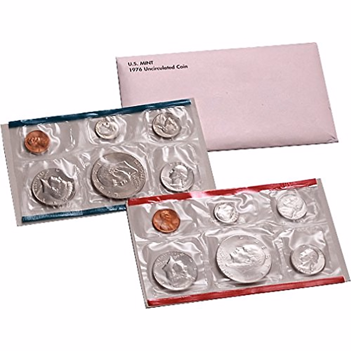 1976 P, D U.S. Mint - 12 Coin Uncirculated Set with Original Government Packaging Uncirculated