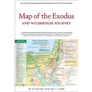 Map of the Exodus and Wilderness Journey: The 42 Camp Sites Organized and Illustrated for the First Time in History (History Of Redemption)