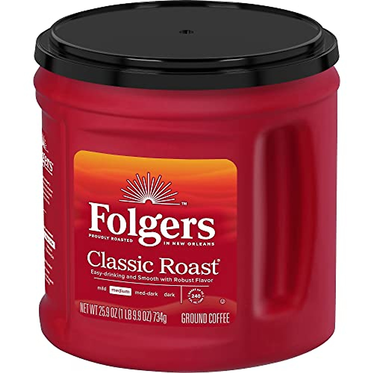 Folgers Classic Roast Coffee, 30.5-Oz Can
