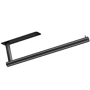 Paper Towel Holder Under Cabinet - Self-Adhesive or Drilling, Paper Towel Holder Wall Mount, Towel Rack for Kitchen Organization and Storage, Stainless Steel Kitchen Paper Roll Holder