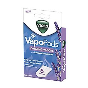 Vicks Calming Lavender Vapopad, 6 Count