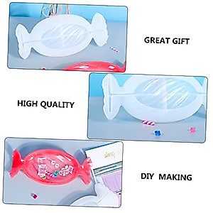 COHEALI 1pc Candy Dish Mold Crystal Tray Ice Cubes Trays Silicone Tray Silicone Molds for Epoxy Resin Epoxy Resin Craft Casting Silicone Crystal Epoxy Mold Handmade Mold DIY Manual Mold