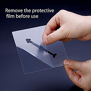 Gejoy 10 Pack Transparent Spinners Dry Erase Math Game Spinner with Rotating Arrow