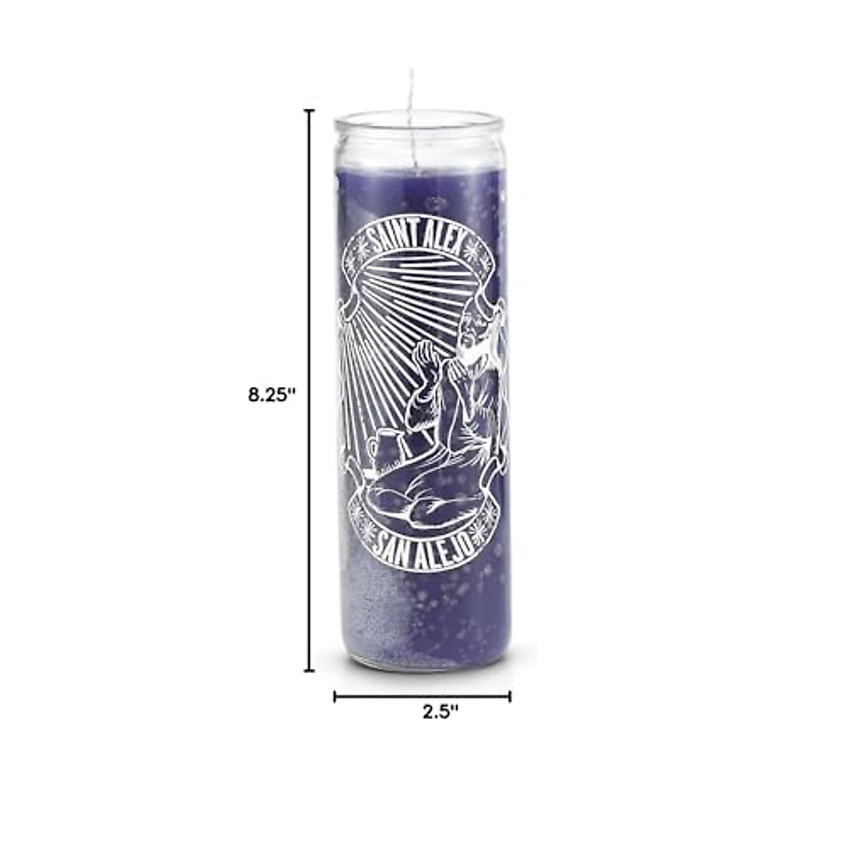 Saint Alex (San Alejo) 7 Day Saint Candle Spiritual Healing Spell-Casting Witchcraft Wishing Manifestation Magical Positive Energy Protection Blessing Ritual Wish Candles