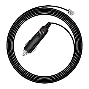 Radar Detector Power Cord, Radar Straight Power Cord Compatible with Uniden R3 R7 R1 Radar Detector, Escort Passport 9500i 8500 X50 Solo S2 Radar Detectors 12V Car Adapter (3.5m/11.5ft)