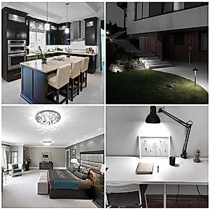 TAIYALOO G4 LED Bulb 3W 6000K Daylight White Bi-Pin T3 JC Type 12V AC/DC 20W-30W Halogen Bulb Replacement for Under Cabinet Puck Light, Chandeliers, Landscape Lighting, Non-dimmable, 10-Pack