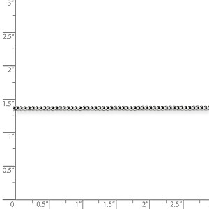 14k White Gold 1.5mm Round Box Chain Necklace - with Secure Lobster Lock Clasp 16"