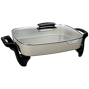 Presto, Grey Ceramic 06856" Electric Skillet, 16"