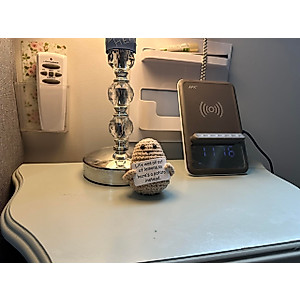 Positive Potato Knitted - 1 Pack Potato Crochet Dolls Toys, Christmas Thanksgiving Birthday Cheer Up Gifts Funny Cute Mini Home Office Decor for Women Girls Friends Guys