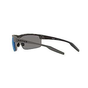 Native Eyewear Hardtop Ultra XP Rectangular Sunglasses, Granite/Blue Reflex Polarized, 71 mm