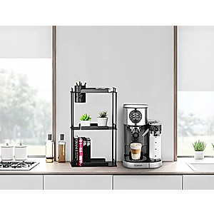 GAOHANG 3 Tier Bathroom Counter Organizer, Kitchen Countertop Organizers, Spice Rack Storage Shelves, Makeup Shelf, for Bathroom, Kitchen, Living Room, Bedroom, Coffee Station Black