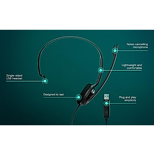 Sennheiser Consumer Audio Professional Audio EPOS Consumer Audio PC 7 USB - Mono USB Headset for PC and MAC, Black (504196)