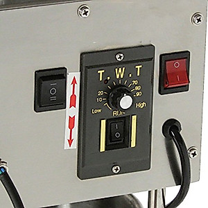 Auto Electric Commercial Churro Maker 15L Stainless Steel Manual Spanish Donut Churrera Churro Maker Machine with 4pcs Nozzles