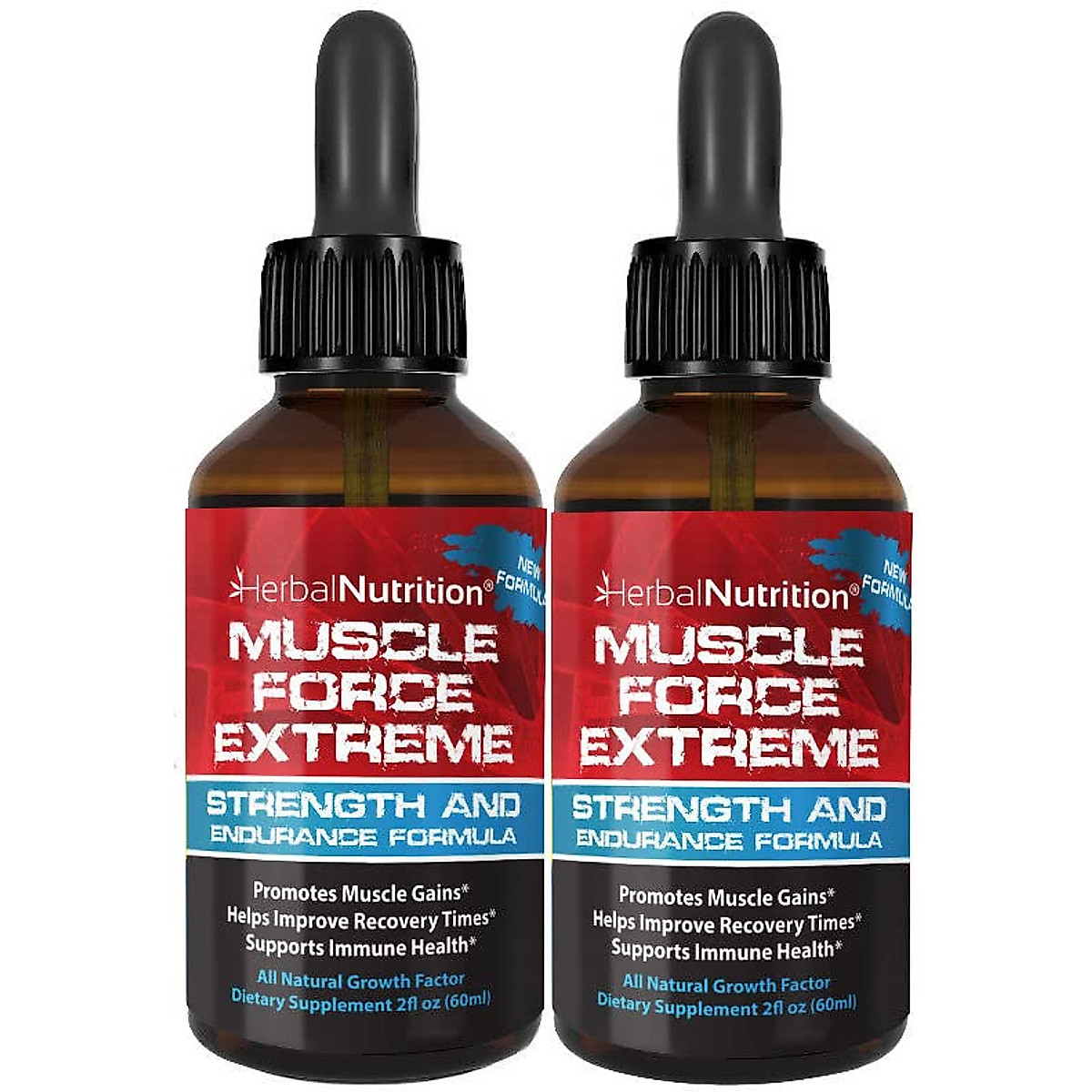 Muscle Force Extreme 2 Bottle Pack 345mg Proprietary Formula Our Strongest Strength and Endurance Spray, Improves Muscle Strength and Recovery Time 2oz Bottles