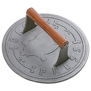 Norpro 1401 9" Round Cast Iron Grill Press