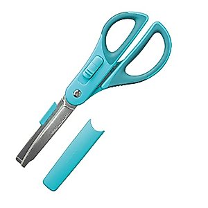 Hakoake scissors 2way blue Hasa -P410B Kokuyo