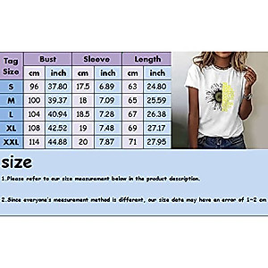 Plus Size Tops for Women Short Sleeve Womens Short Sleeve Tunic Tops for Leggings Pullover V Neck Casual Summer Tops Plus Size Short Shirts for Women to Wear with Leggings Yellow