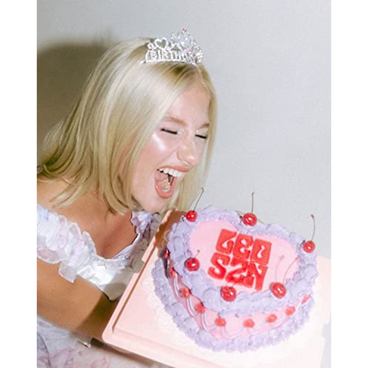 xo, Fetti Birthday Girl Tiara | Rhinestone Metal Birthday Supplies, Bday Girl Decoration, Princess Party Celebration