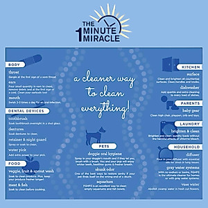 3% Hydrogen Peroxide Medical Food Grade H2o2-12 oz Bottle with 1 oz Bottle Dropper - Recommedned by The One Minute Cure Book. 11 Drops of 3% Equal to 1 Drop of 35% H2o2.