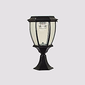 CDQYA Outdoor Pillar Lamp European Villa Wall Light Waterproof Home Garden Courtyard Light LED Street Garden Villa Lamp