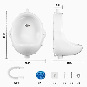 Düvkori® Plastic Urinals For Men,Urinals For Men,Urinal,Male Urinal,Urinals,Outdoor Toilet,Mens Urinal,Urinal For Men,Waterless Urinal,Urine Diverter,Urinals For Men Bathroom,Urinals For Men Large