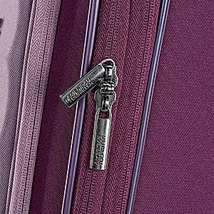 AMERICAN TOURISTER Cascade Softside Expandable Luggage with Spinner Wheels, Fig, 20-Inch