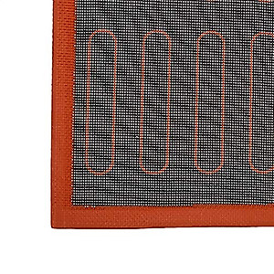 AmazonCommercial Silicone Non-Stick Eclair Baking Mat, Reusable, Easy to Clean, 15.7 x 11.8-Inches, 2-Pack