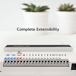 Aeon Matrix Yardian Pro Smart Sprinkler Controller 6 Zone - Control Buttons, Apple HomeKit, Alexa, Google Assistant and Home Assistant Compatible, Enhanced Wi-Fi, RJ45, Level VI Worldwide Power Supply