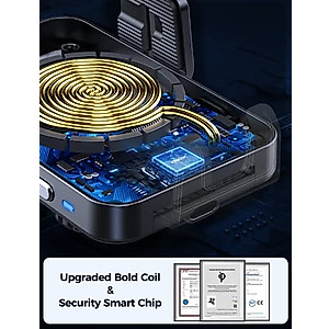 Wireless Car Charger,【1s Auto-Clamping & Never Fall Off】 15W Qi Fast Charging, Air Vent Car Phone Mount Wireless Charging for iPhone 13 Pro Max/13Pro/13/12/11, Samsung Galaxy S22 Ultra/S22/S21, etc