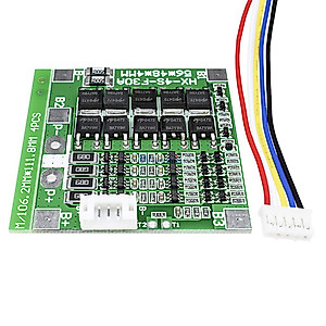 HiLetgo 14.8V 4S 30A 18650 Li-ion Lithium Battery BMS PCB Integrated Circuits Protection Board Cell Balance