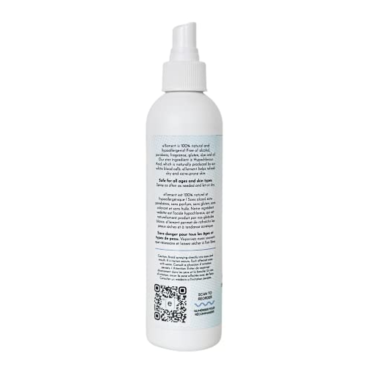 e11ement - Hypochlorous Acid Face and Skin Spray - HOCL- Safe for use on Acne Prone Skin - Eczema - Dry Scalp - Post Procedure -Toner - Eye Lash Cleanser - Face and Hand Cleanser (Large 8 oz.)