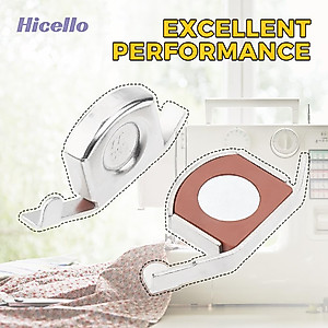 Hicello Magnetic Seam Guide, 3PCS Sewing Machine Guide Magnets for Singer Brother, Large Size