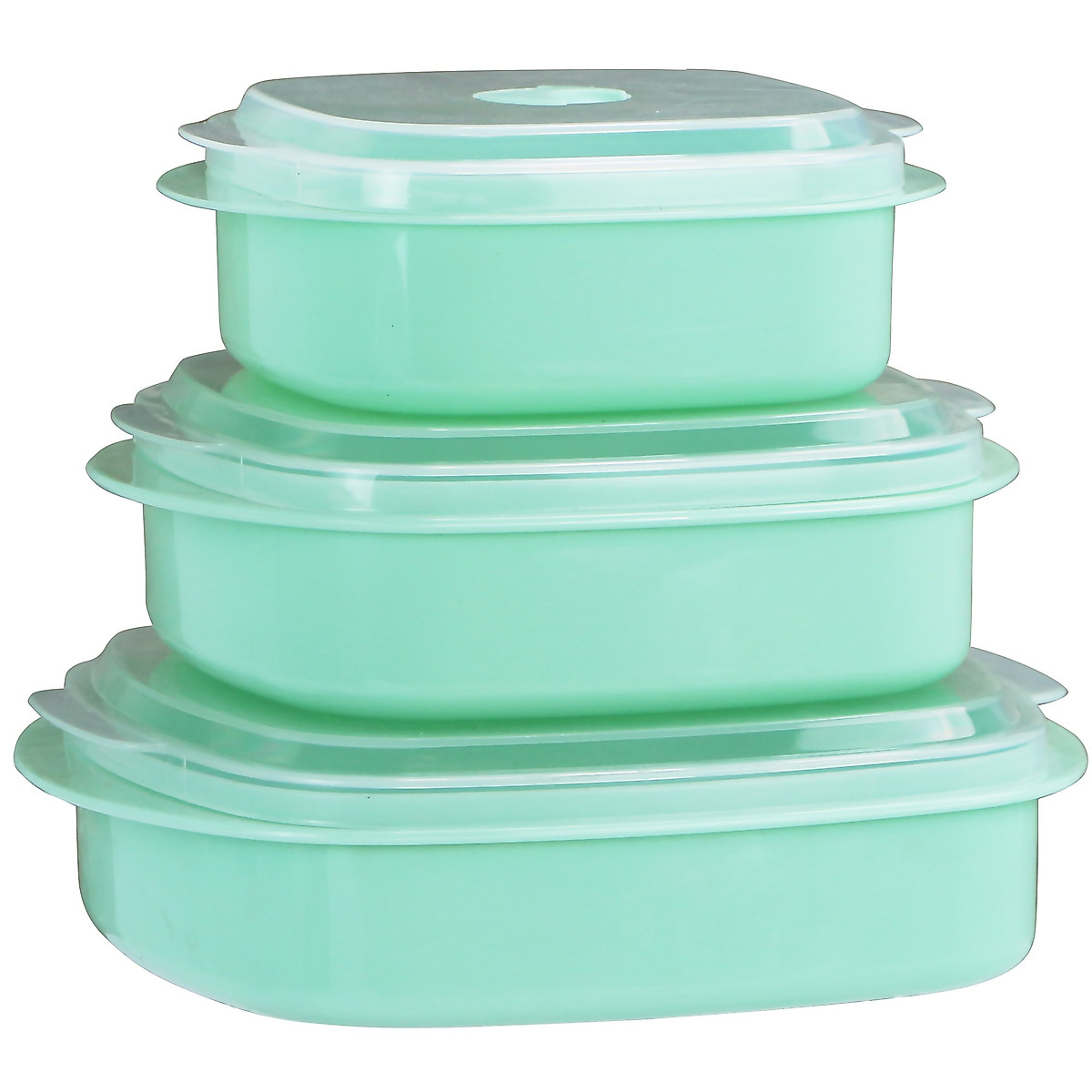 Calypso Basics, Microwave Cookware & Storage Set, Adjustable Vent on Lids