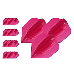 Target Darts 5 x Sets of ID Pro. Ultra Pink No.6 Dart Flights - 15 in Total