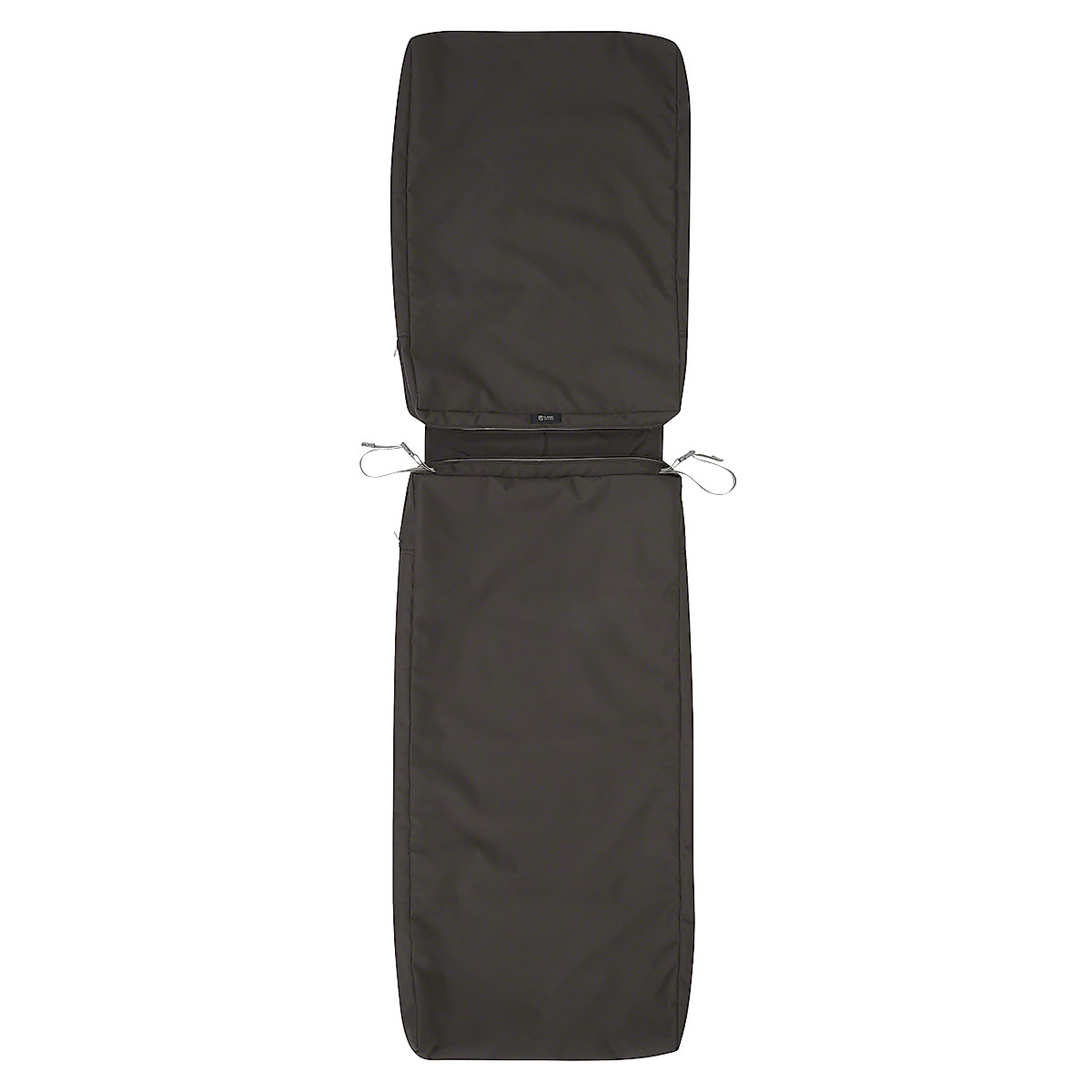 Classic Accessories Ravenna Water-Resistant 72 x 21 x 3 Inch Slip Cover for Patio Chaise Lounge Cushion, Espresso, Patio Furniture Cushion Covers