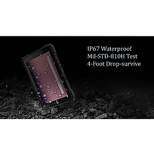 Bix Rugged Android Tablet | 8inch Ultra Brightness Sunlight Readable Tablet for Drone | 8GB RAM 128GB ROM 8-Core CPU Android 12 |Waterproof Tablet for Enterprise Mobile Field Work