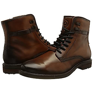 bugatti Men's Oxford Fashion Boot, Cognac, 10.5