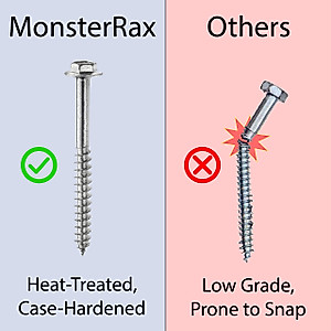 MonsterRax Overhead Garage Storage Rack 2 x 6 Ceiling Rack for Garage Shelving, Organization, & Storage, Adjustable Hanging Storage for Bikes, Equipment & Bins (Hammertone, 24"- 45" Ceiling Drop)