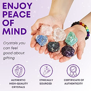KARMABOX Pisces Gifts for Women - Pisces Crystal Healing Stone Gift Set - 12 Zodiac Signs - Zodiac Gifts - Astrology Gifts for Women - Horoscope Gifts - Birthday Gifts for Women