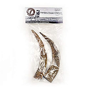 Herders Choice Chews Dried Goat Horns (Medium 2 pcs.)