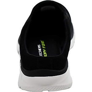 Skechers Sport Men's Equalizer Coast to Coast Mule, Black/White, 12 M US